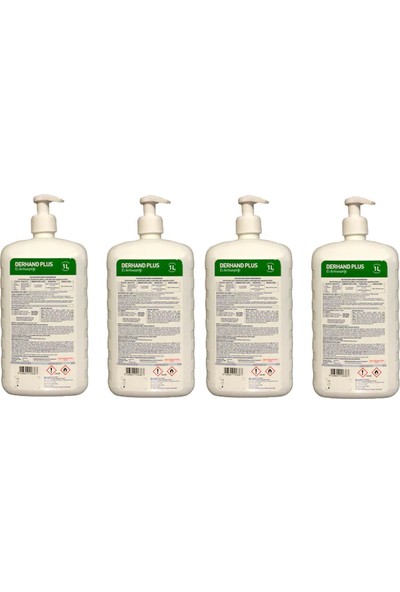 Derhand Plus El Dezenfektan 1 lt x 4 Adet Pompalı