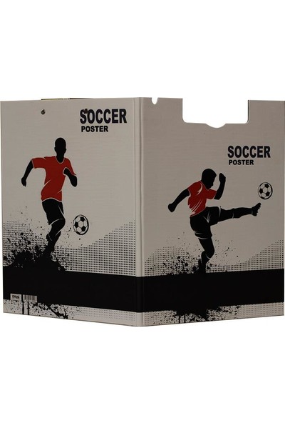 Pikas Sekreterlik Kapaklı Üstten Mekanizmalı Desenli A4 Soccer Pikas Sekreterlik Kapaklı Üstten Mekanizmalı Desenli A4 Soccer