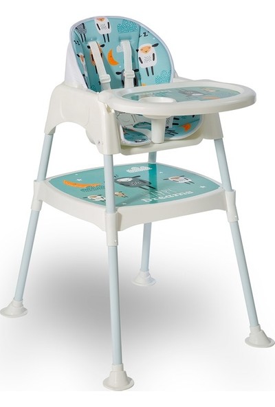 Guimo Kuzu Desenli Masalı Lüx Masa Sandalyesi