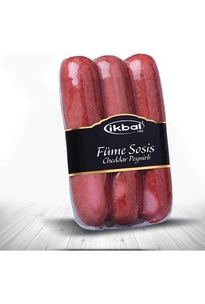 İkbal Füme Cheddar Peynirli Sosis 300 gr İkbal Füme Cheddar Peynirli Sosis 300 gr