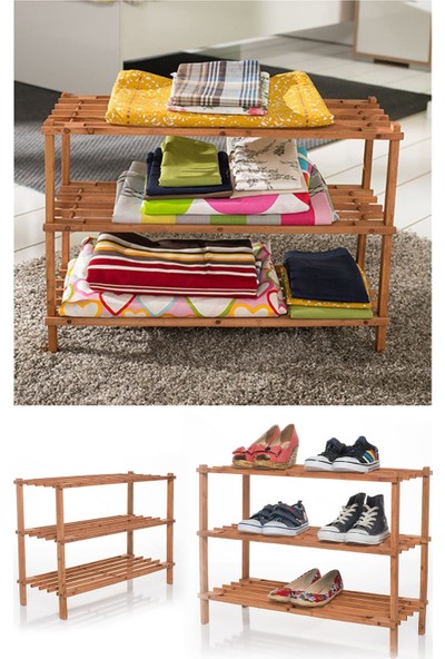 Jet Sepetim 3 Katlı Pratik Ahşap Ayakkabılık, Saksılık, Portatif Çok Amaçlı Raf Jet Sepetim 3 Katlı Pratik Ahşap Ayakkabılık, Saksılık, Portatif Çok Amaçlı Raf
