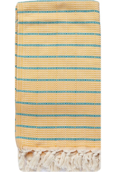 Fringe Home Rug Peştemal, Plaj Havlusu Sarı Fringe Home Rug Peştemal, Plaj Havlusu Sarı