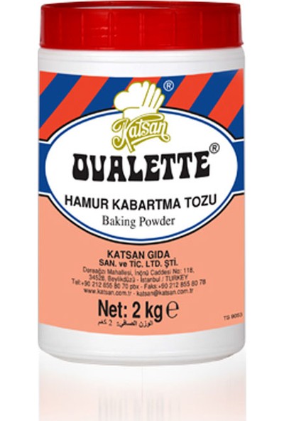 Katsan Ovalette Kabartma Tozu 2 kg