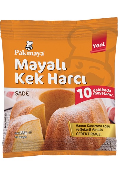 Pakmaya Mayalı Sade Kek Harcı 28 gr