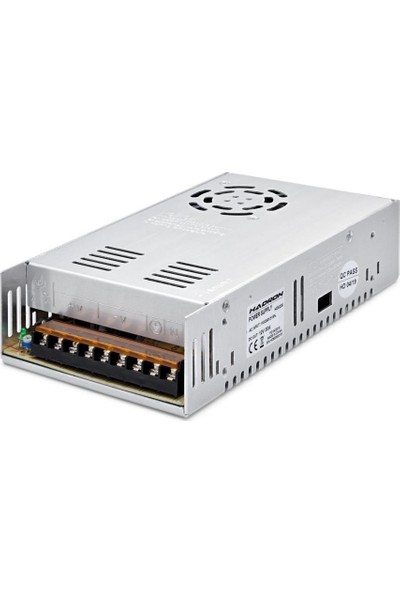 Hadron HD8206 Adaptör Metal 12V 30A 21.5*11.5*5cm