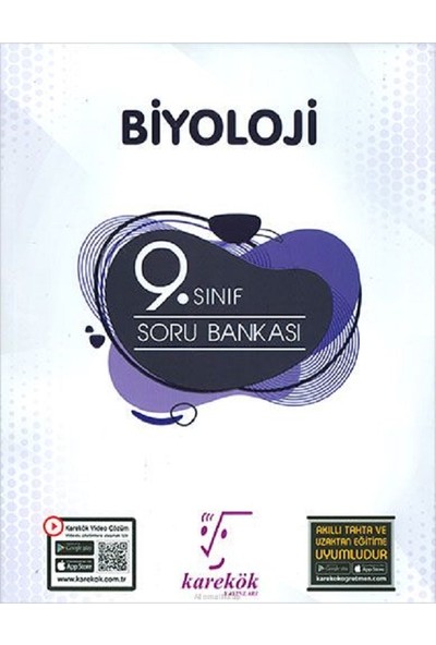 Karekök Yayınları 9. Sınıf Biyoloji Soru Bankası