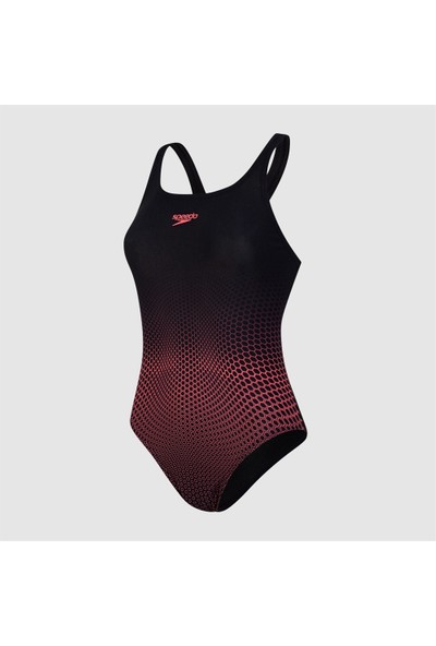 Speedo Hexagonal Medalist Swimsuit Kadın Yüzücü Mayosu