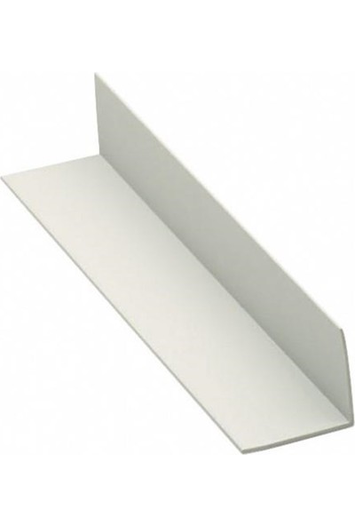 Büker Plastik Plastik Lambiri Köşebent Beyaz 30 mm x 30 mm x 3 m -