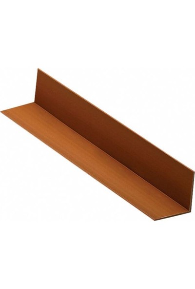 Büker Plastik Plastik Lambiri Köşebent Ceviz 30 mm x 30 mm x 6 m -