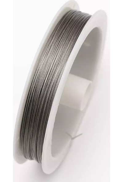 Subu Takı 100 Metre Çelik Tel Boncuk Teli Takı Yapım Teli 0,38MM Subu Takı 100 Metre Çelik Tel Boncuk Teli Takı Yapım Teli 0,38MM