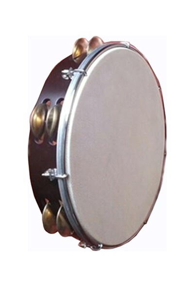 İthal Profesyonel Akort Ayarlı Çift Sıra Zilli Def 30 Cm.