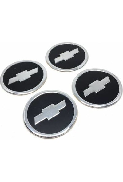 Özdemir Aksesuar Chevrolet Alüminyum Yapıştırma Jant Göbeği 4'lü 60MM