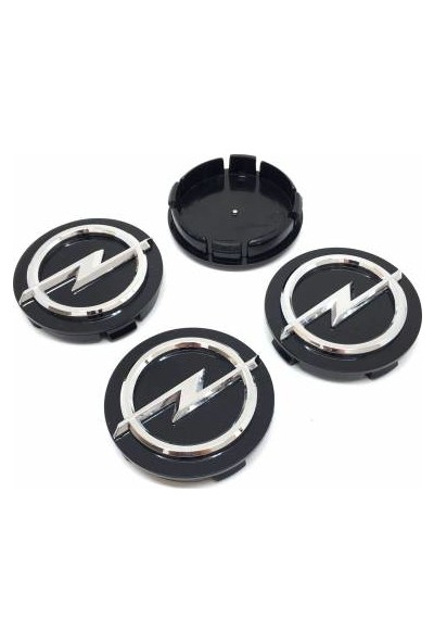 Özdemir Aksesuar Opel Kromlu Geçme Jant Göbeği Siyah 4'lü 55MM Özdemir Aksesuar Opel Kromlu Geçme Jant Göbeği Siyah 4'lü 55MM