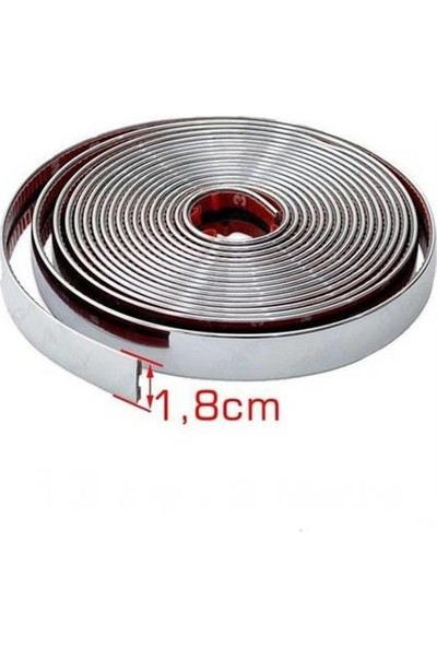 Özdemir Aksesuar Krom Nikelaj Şerit 18 mm 3 Metre