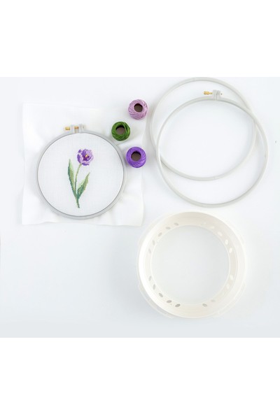 Esta Rosa Punch Kasnak Seti Büyük Gri