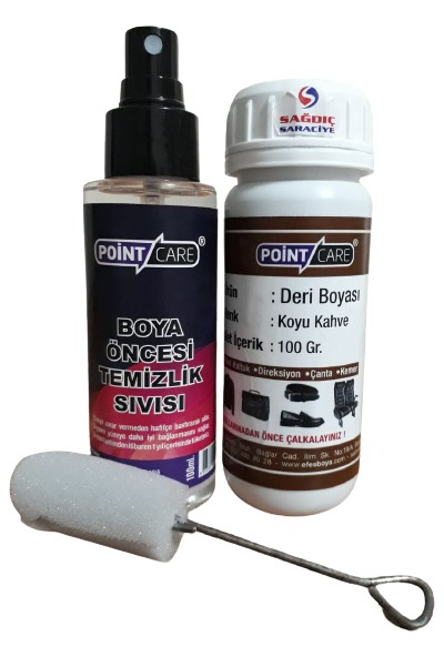 Point Care A Poınt Point Care Kahverengi Deri Boyası Döşeme Mont Çanta Ayakkabı Kemer Boyası Point Care A Poınt Point Care Kahverengi Deri Boyası Döşeme Mont Çanta Ayakkabı Kemer Boyası