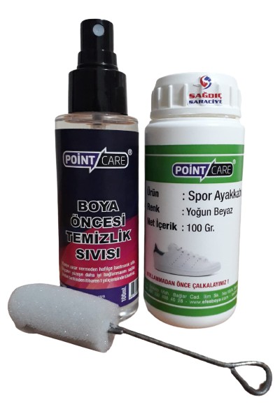 Point Care A Poınt Point Care Ekstra Yoğun Beyaz Ayakkabı Boyası ve Boya Öncesi Temizleme Sıvısı 67589912 Point Care A Poınt Point Care Ekstra Yoğun Beyaz Ayakkabı Boyası ve Boya Öncesi Temizleme Sıvısı 67589912