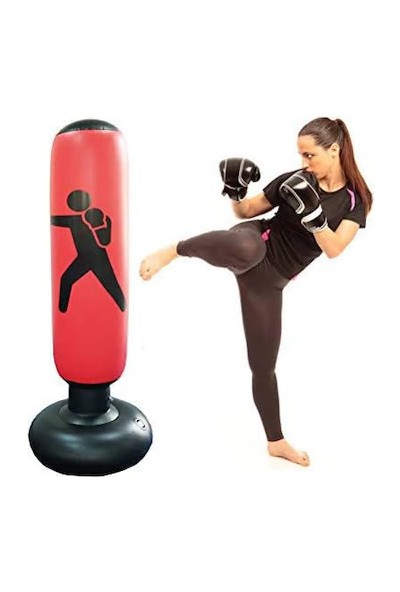 Arge Ayaklı Dikey Şişme Boks Torbası