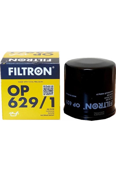 Filtron Yağ Filtresi Ford Transit - Cmax - Bmax 1,6 Filtron Op 629/1 Filtron Yağ Filtresi Ford Transit - Cmax - Bmax 1,6 Filtron Op 629/1