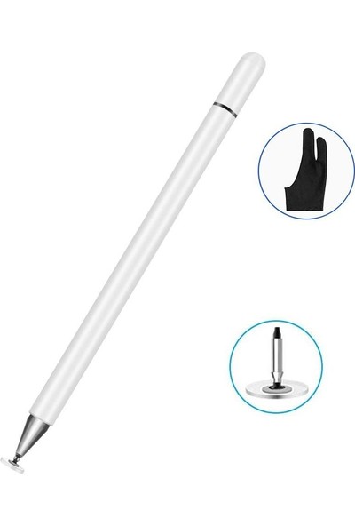 Schulzz Universal iPad Stylus Dokunmatik Tablet Kalem - Eldiven - Yedek Uç Schulzz Universal iPad Stylus Dokunmatik Tablet Kalem - Eldiven - Yedek Uç