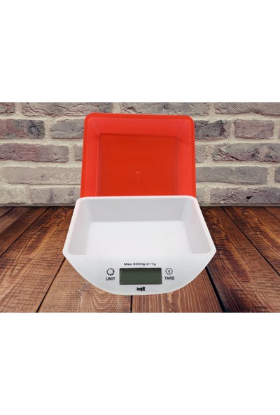 Techfit Dijital Mutfak Terazisi Mutfak Tartısı Hassas Tartı 1gr - 5kg