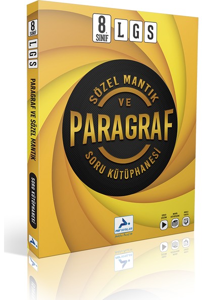 Paraf Yayınları 8. Sınıf Sözel Mantık ve Paragraf Soru Kütüphanesi Paraf Yayınları 8. Sınıf Sözel Mantık ve Paragraf Soru Kütüphanesi