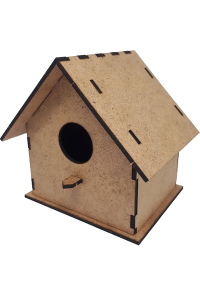 Livart Boyanabilir Ahşap Minik Kuş Evi Livart Boyanabilir Ahşap Minik Kuş Evi