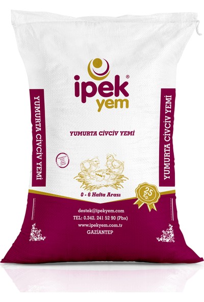 Ipek Yumurta Civciv Yemi 25KG