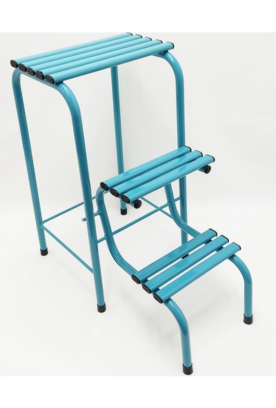 Hastunç Merdivenli Tabure Turkuaz