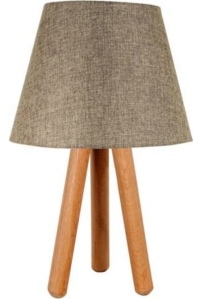 Supply Home Kahverengi Pratik Ahşap 3 Ayaklı Abajur Supply Home Kahverengi Pratik Ahşap 3 Ayaklı Abajur