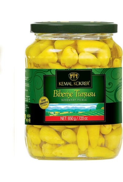 Kemal Kükrer Biberiye Turşusu 650 gr Kemal Kükrer Biberiye Turşusu 650 gr