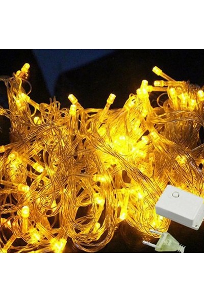 DLC Yılbaşı 2 x 2 m Hareketli Sarı Işık