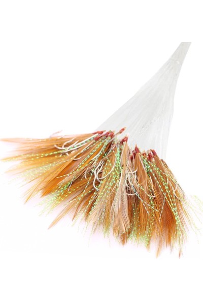 Abari N02 Horoz Tüyü Çinekop Çapari Kösteği 50AD Kahverengi N02 - 5 No By Iğne Abari N02 Horoz Tüyü Çinekop Çapari Kösteği 50AD Kahverengi N02 - 5 No By Iğne