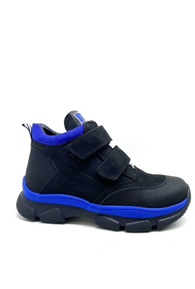 Motti Kids Club Siyah-Saks Erkek Çocuk Spor Bot 1976 Motti Kids Club Siyah-Saks Erkek Çocuk Spor Bot 1976