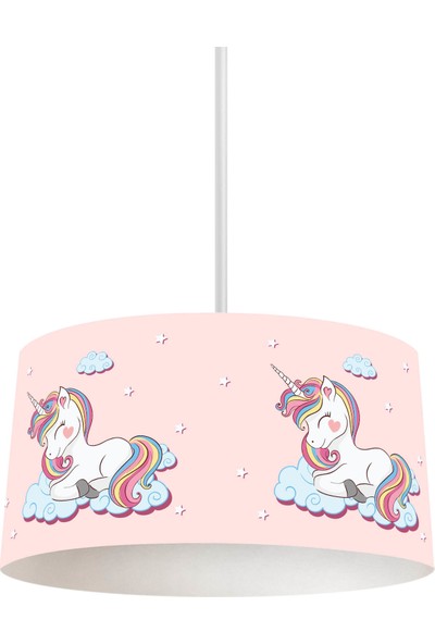 Jungle Buluttaki Unıcorn Çocuk Sarkıt Avize