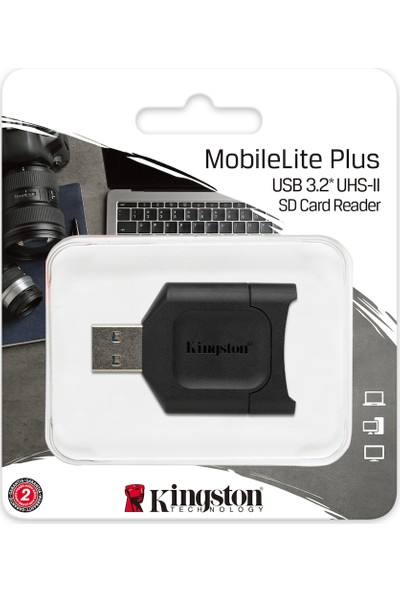 Kingston Mlp Mobilelite Plus USB 3.1 Sdhc-Sdxc Uhs-Iı Card Reader Kingston Mlp Mobilelite Plus USB 3.1 Sdhc-Sdxc Uhs-Iı Card Reader