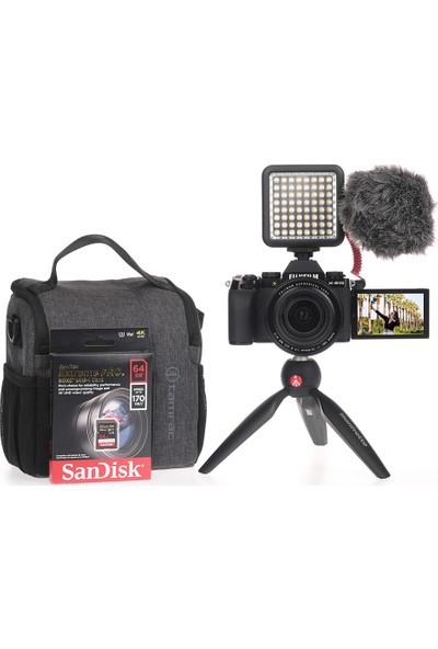 Fujifilm X-S10 Siyah + Xf 16-80MM Vlogger Hazır Kit