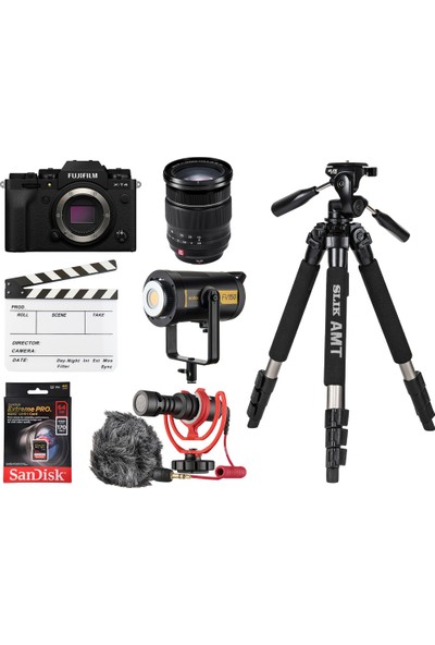 Fujifilm X-T4 Siyah Home Studio Videographer Kit Iı