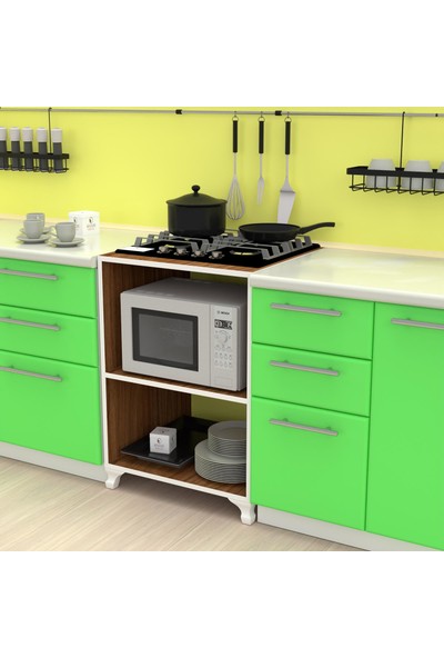 Kenzlife ocak dolabı iclal cvz 85x60x57 mutfak klasik setüstü ocak için modül