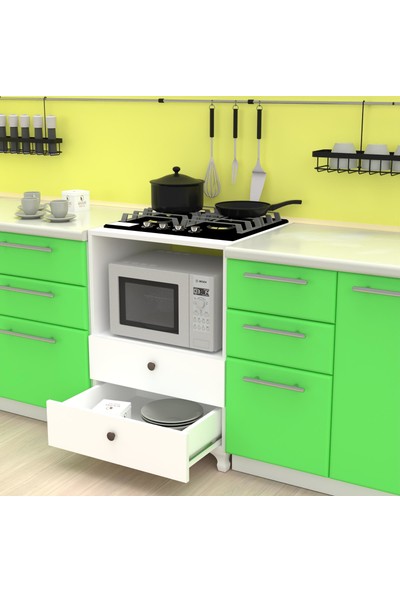 Kenzlife ocak dolabı ceyda byz 85x60x57 çekmeceli mutfak klasik setüstü ocak için modül Kenzlife ocak dolabı ceyda byz 85x60x57 çekmeceli mutfak klasik setüstü ocak için modül