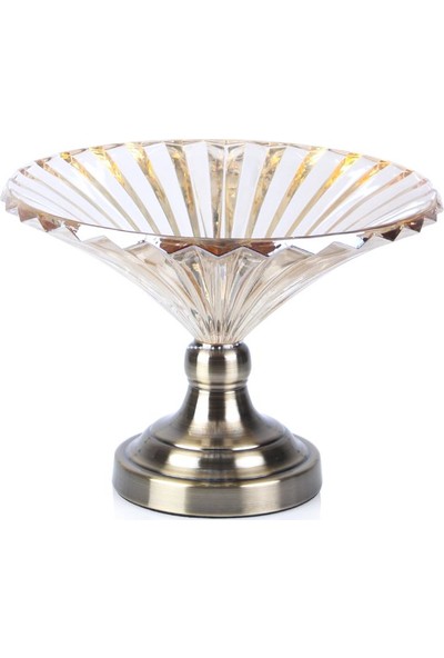 Acar Vilza Ayaklı Cam Ikramlık - 28.5 cm