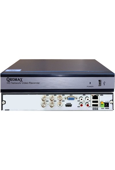 Qromax 4 Kanal H265 5 Mp 1080P Sabit Ip Istemeyen Hybrıt Kayıt Cihazı