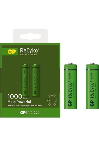 Gp 1000 Ro3 Ince Şarjlı Kalem Pil 2 Li Paket 661109 Gp 1000 Ro3 Ince Şarjlı Kalem Pil 2 Li Paket 661109