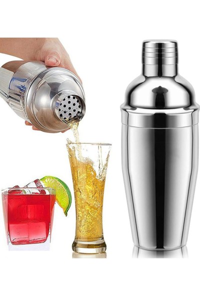 HYSTORE Çelik Kokteyl Shaker Biradlı 550 cl HYSTORE Çelik Kokteyl Shaker Biradlı 550 cl