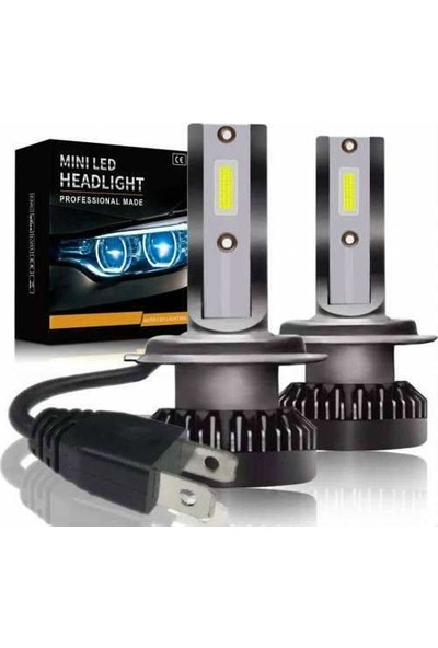 Balp 9006 Mini LED Xenon 2 Adet Şimşek Etkili LED Zenon 8000 Lümen Süper Güçlü Beyaz Işık 23W 12V Balp 9006 Mini LED Xenon 2 Adet Şimşek Etkili LED Zenon 8000 Lümen Süper Güçlü Beyaz Işık 23W 12V