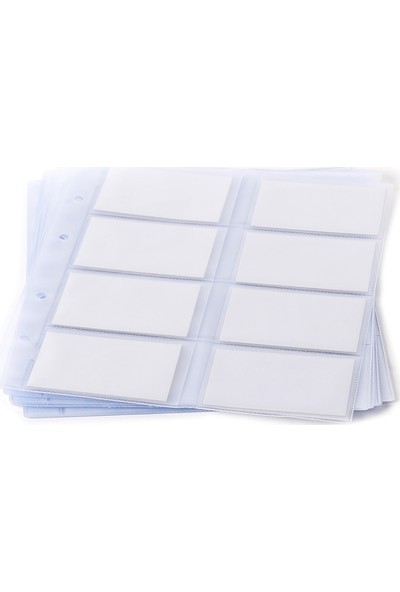 2K Mekanizmalı Kartvizit Albümü Yedeği Şeffaf Geniş 8 Gözlü 22 x 25,5 cm 2K Mekanizmalı Kartvizit Albümü Yedeği Şeffaf Geniş 8 Gözlü 22 x 25,5 cm