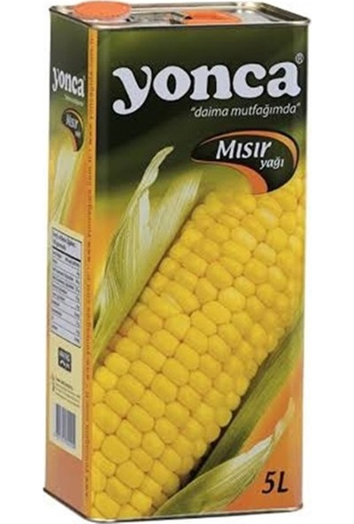Yonca Mısır Özü Yağ Teneke 5 Lt