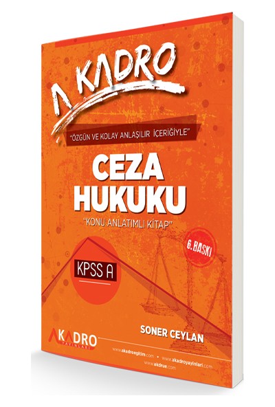 Ceza Hukuku 6. Baskı -2021 - Soner Ceylan