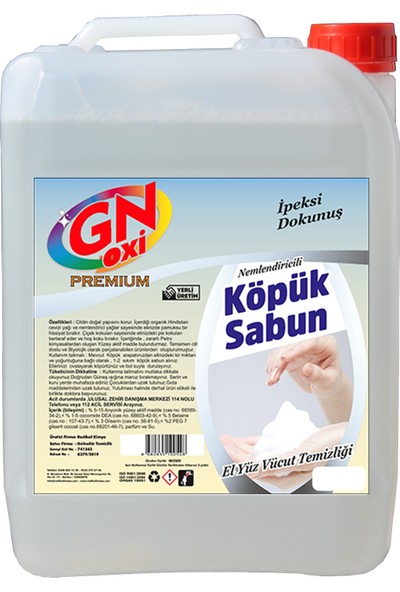 Gnoxi Premium Köpük Sabun 4 kg
