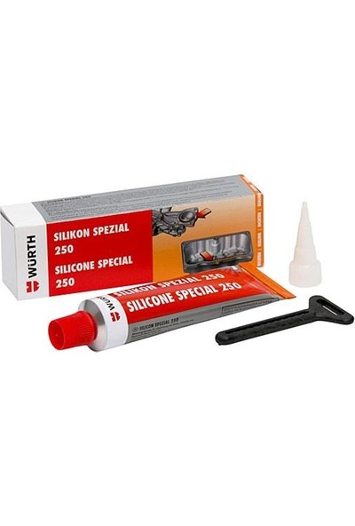 Würth 250°C Isıya Dayanıklı Silikon Sıvı Conta Siyah 70ML T38192 Würth 250°C Isıya Dayanıklı Silikon Sıvı Conta Siyah 70ML T38192